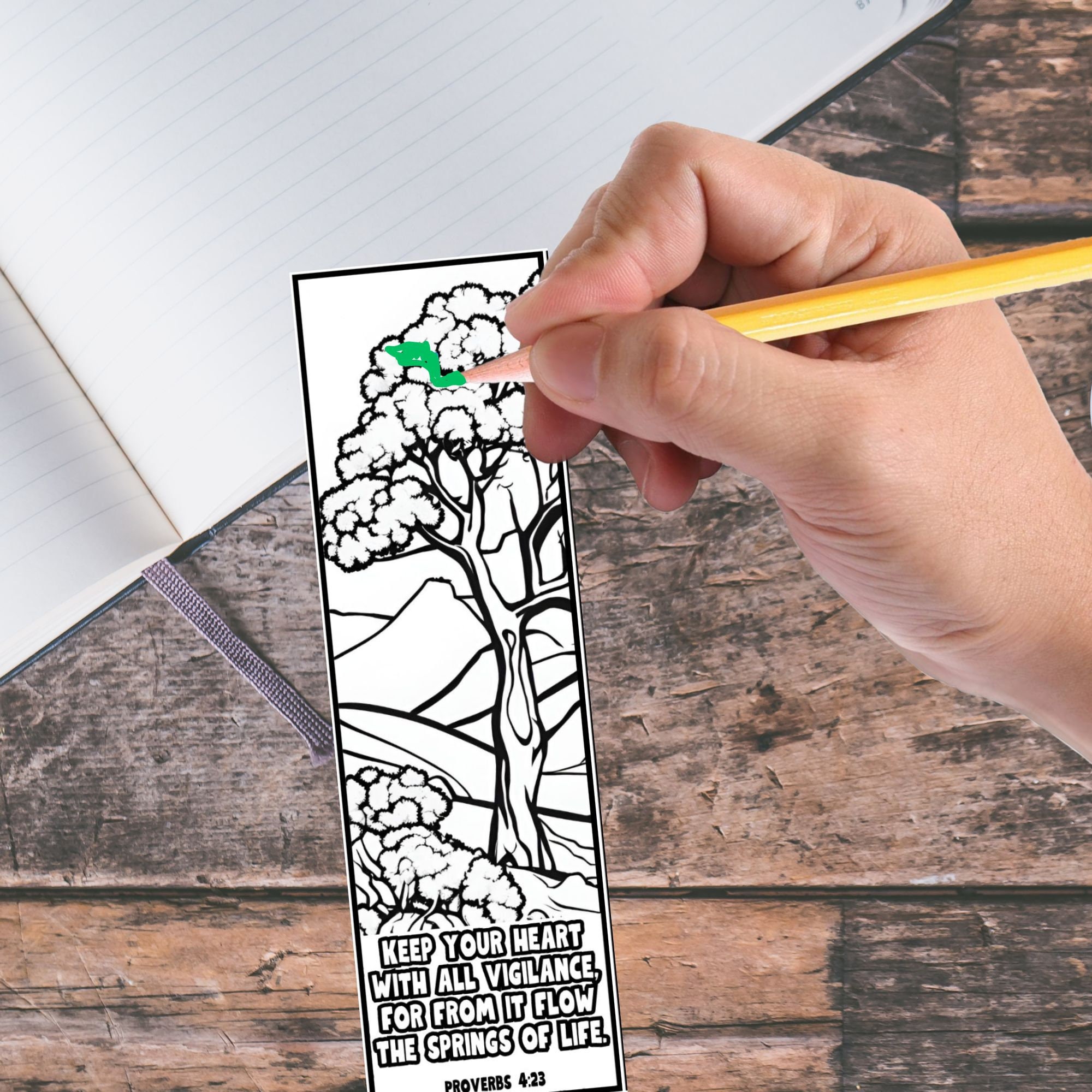 Proverbs Bible Verses Coloring Bookmarks Bible Class Activity Nature ...