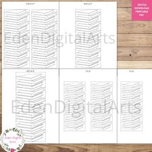 Book Stack Coloring Bookmarks Reading Tracker Log, Books of the Bible ...