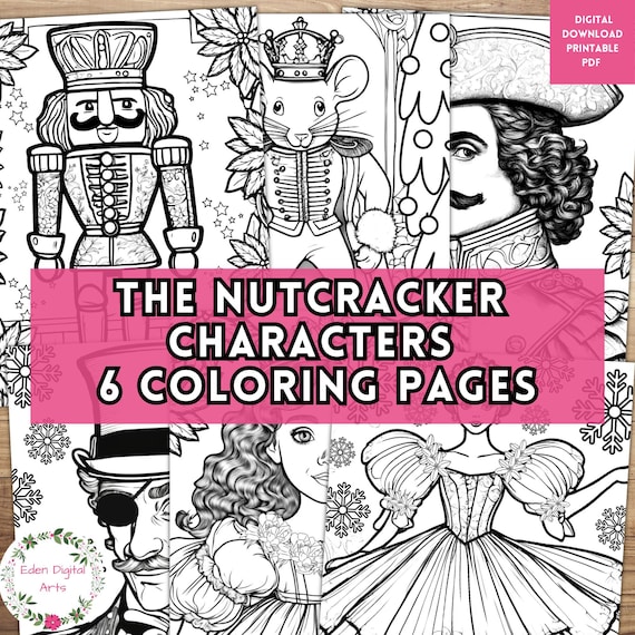 Cute Nutcracker Coloring Pages Nutcracker Characters Coloring Pages