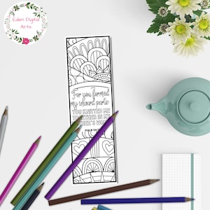 Bible Verses Psalm 139 Coloring Bookmarks, Self Esteem ESV Scripture ...