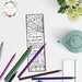 Bible Verses Psalm 139 Coloring Bookmarks, Self Esteem ESV Scripture ...
