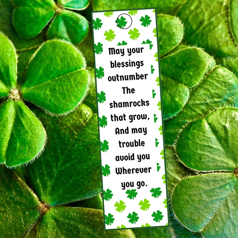 Old Irish Blessings Printable Bookmarks Celtic Cross Prayer - Etsy