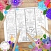 Color Your Bookmarks Spanish Easter Bible Verses for Kids, Cute Espanol ...