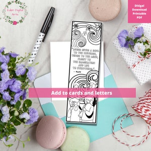 Famous Music Quotes Doodle Coloring Bookmarks Music Class - Etsy