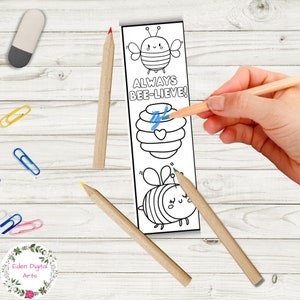 Coloring Bookmarks for Kids, Encouraging Animal Puns, Cute Random Acts ...