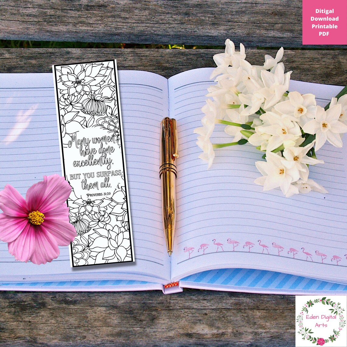 Proverbs 31 Coloring Bible Verse Bookmarks Cards Scripture & | Etsy