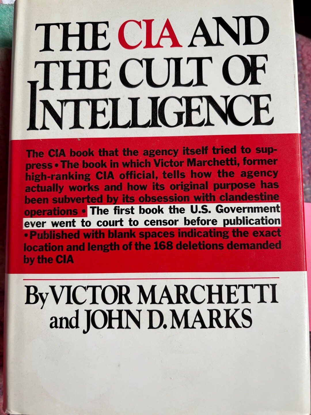The CIA and the Cult of Intelligence - Etsy