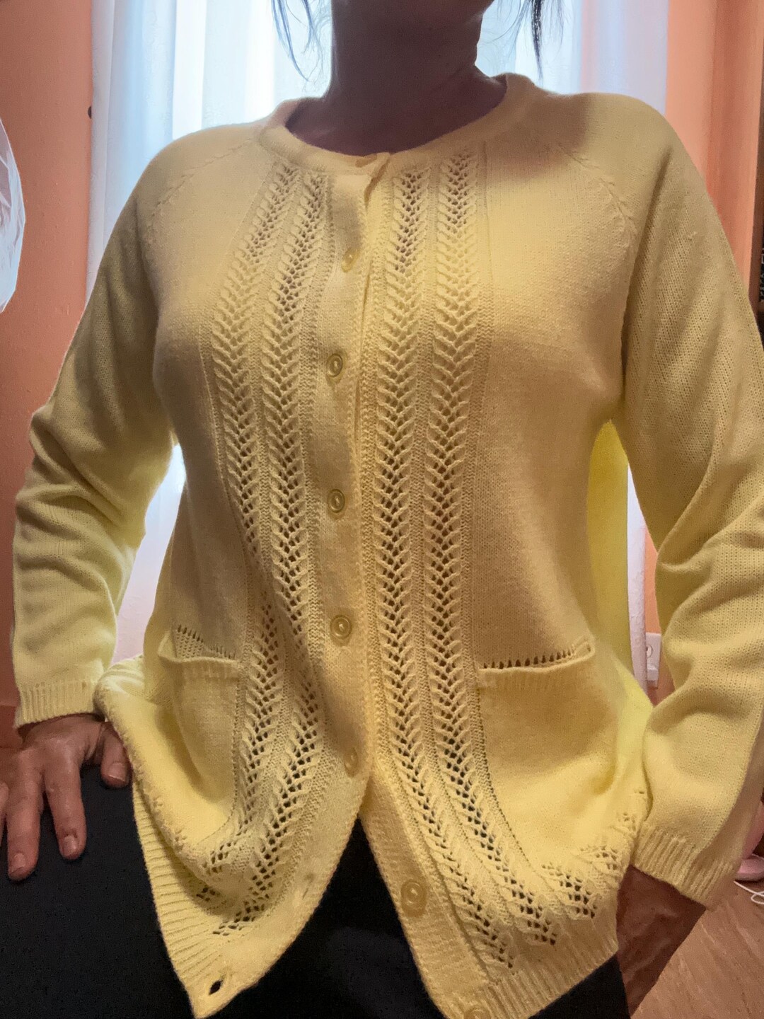 Perfect Lemon Yellow Vintage Sweater - Etsy