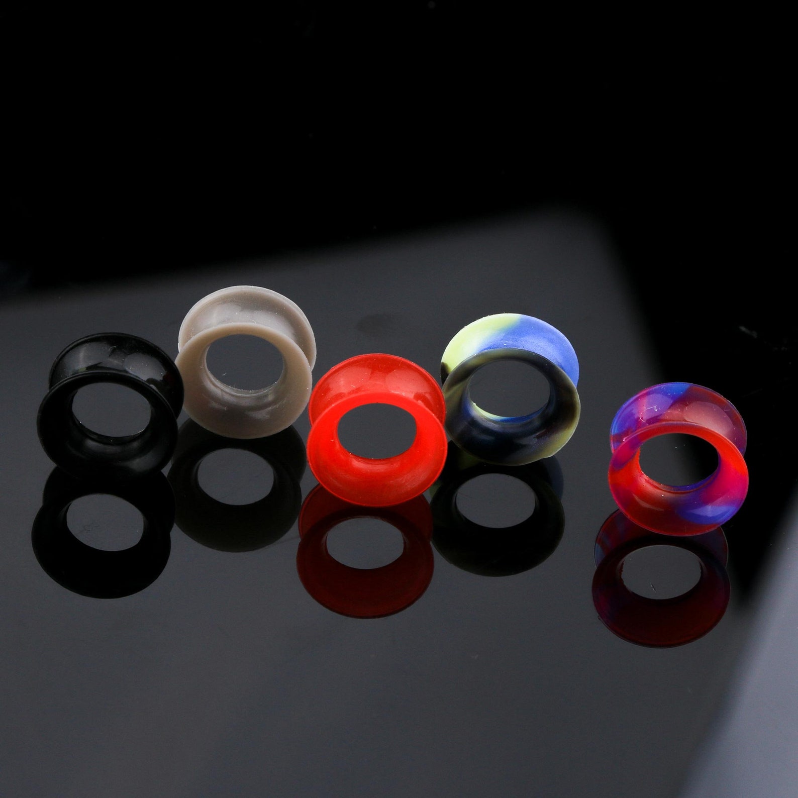 20PCS Silicone Ear Plugs and Tunnels/flesh Tunnels/glow in the - Etsy