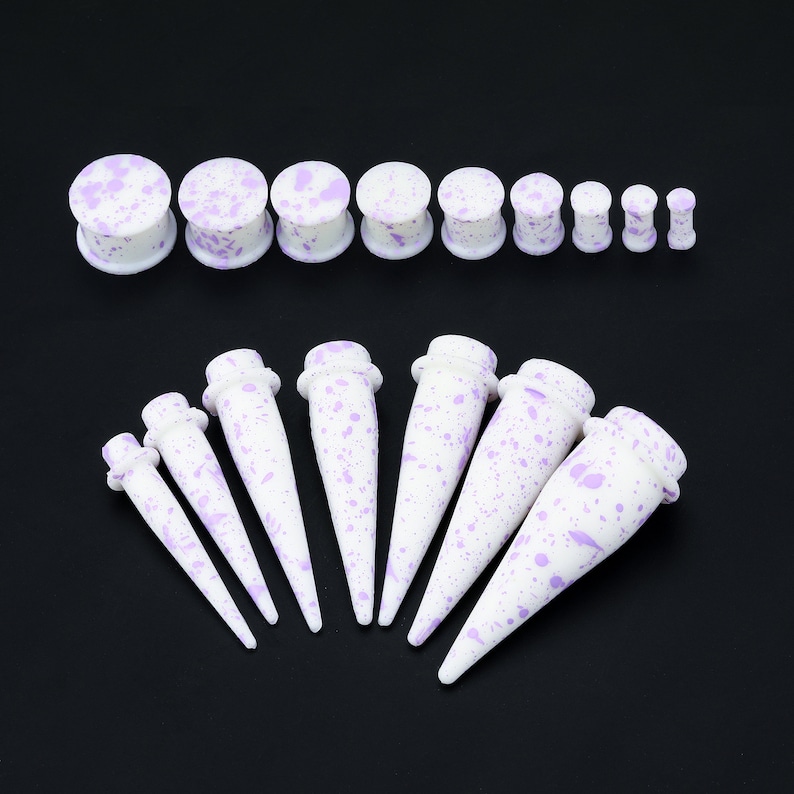 4PCS Silicone Tapers Set for Beginner Stretching/ear Gauges and Plugs ...