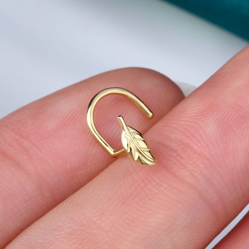 Tiny Nose Ring - Etsy