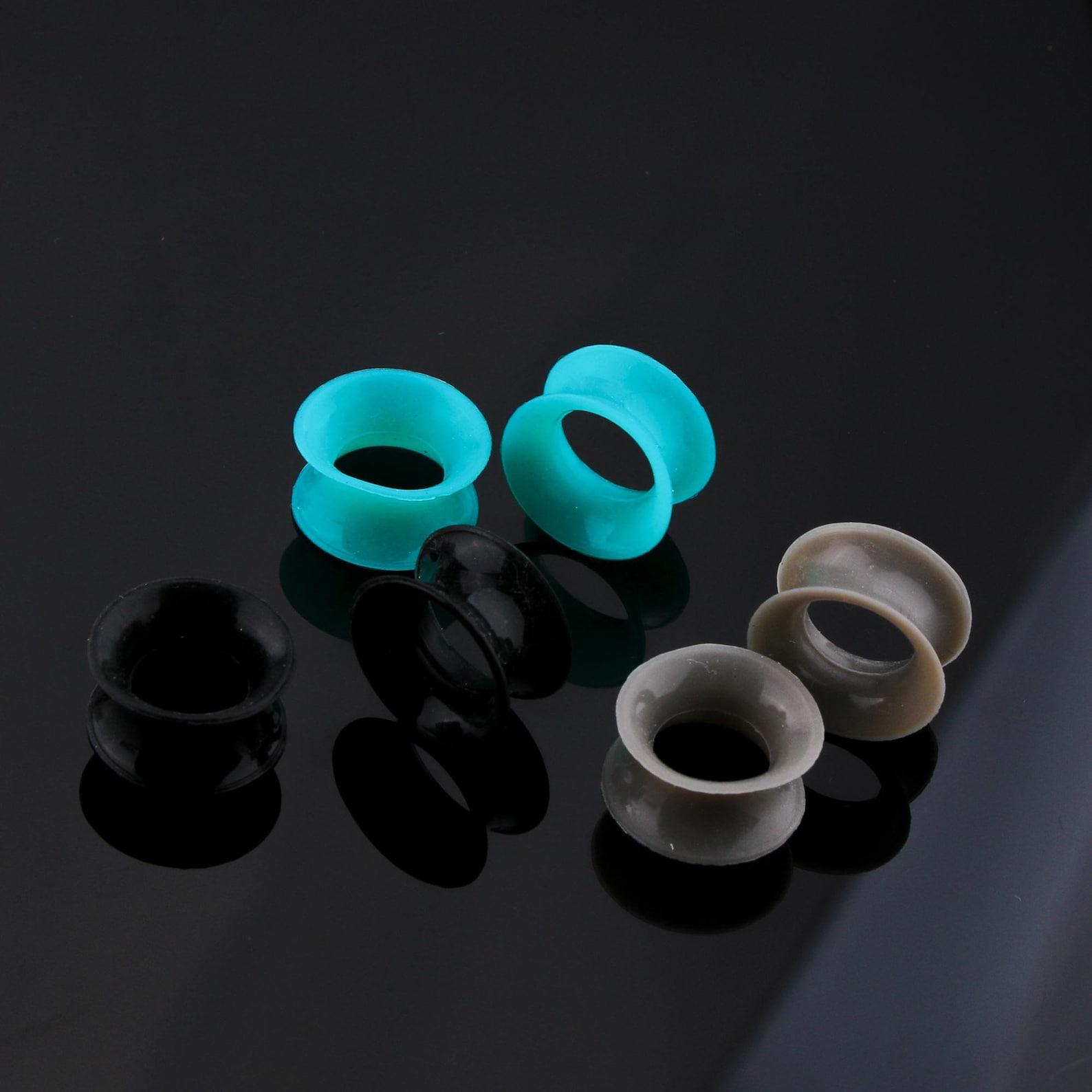 20PCS Silicone Ear Plugs and Tunnels/flesh Tunnels/glow in the - Etsy