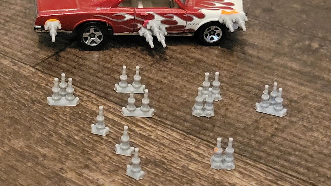 Sponson Side Machine Guns 3d Printed. for 1/64 Scale Cars. Car Not for ...