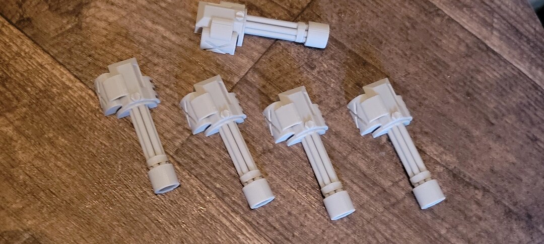 1/24 Scale Rail Guns for Custom Models .3d Printed, 5 Items All ...