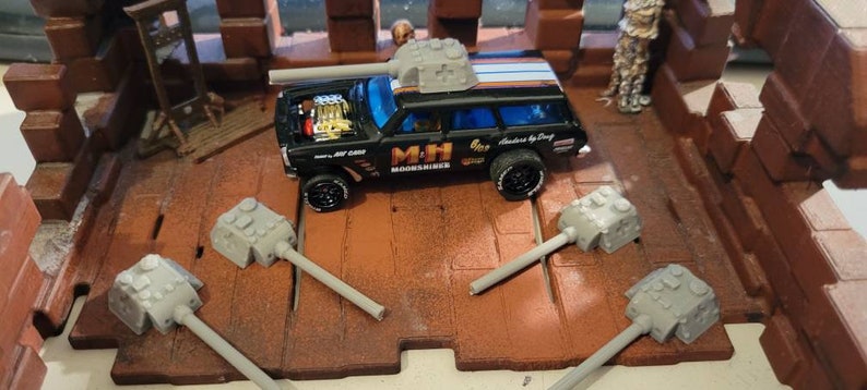Mad Max Gaslands Panther Inspired Tank Turrets 5 Items - Etsy