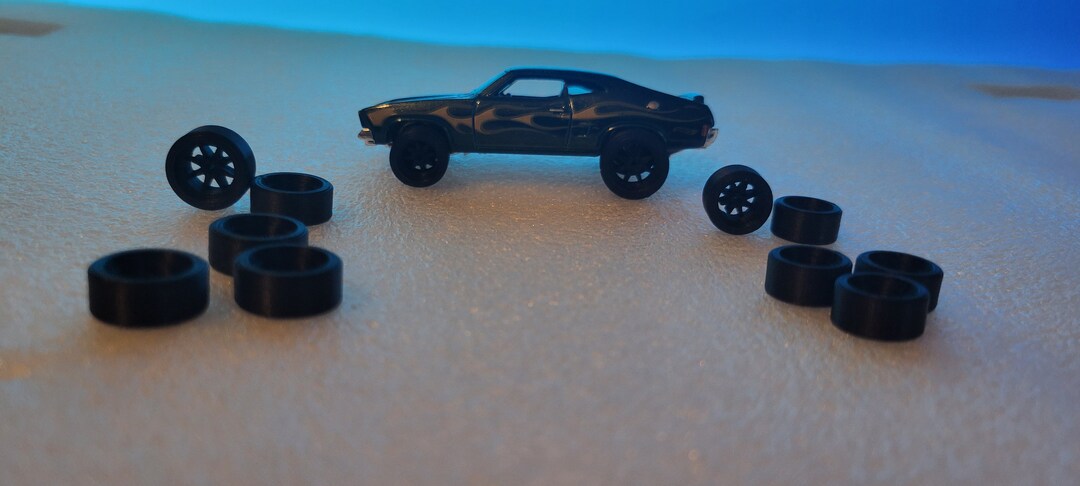 Gasland, Custom, Mad Max Inspired Wheels Hole in the Center 1/64 Scale ...