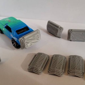 Back Tombstone Bumper Guard 8 Items 3d Printed. 1/64 Scale. Car Not for ...