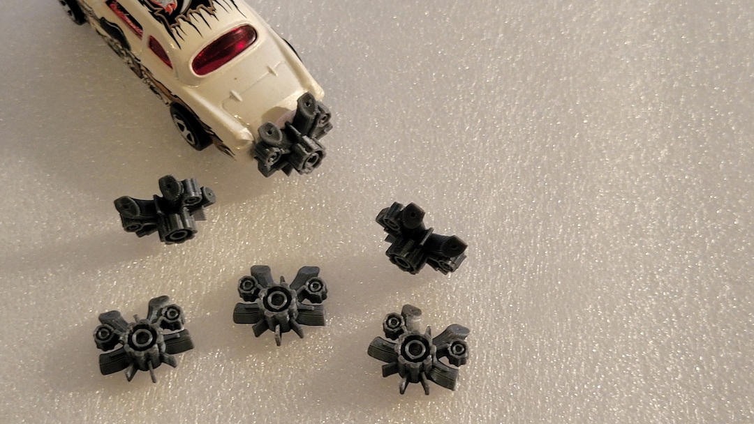 Gasland, Custom, Rear Thrusters 1/64 Scale 3D Printed. When Just Got to ...