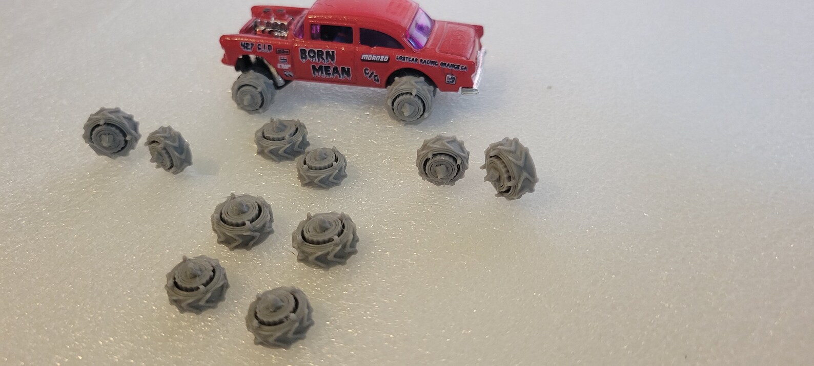 Aggressive Wheels for 1/64 Scale, 3d Printed. 12 Items All Together ...
