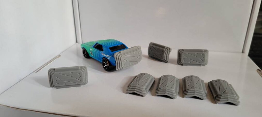 Back Tombstone Bumper Guard 8 Items 3d Printed. 1/64 Scale. Car Not for ...