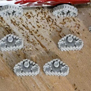 Half Tracks for Custom 1/64 Scale Cars, 3d Printed. 8 Items All ...