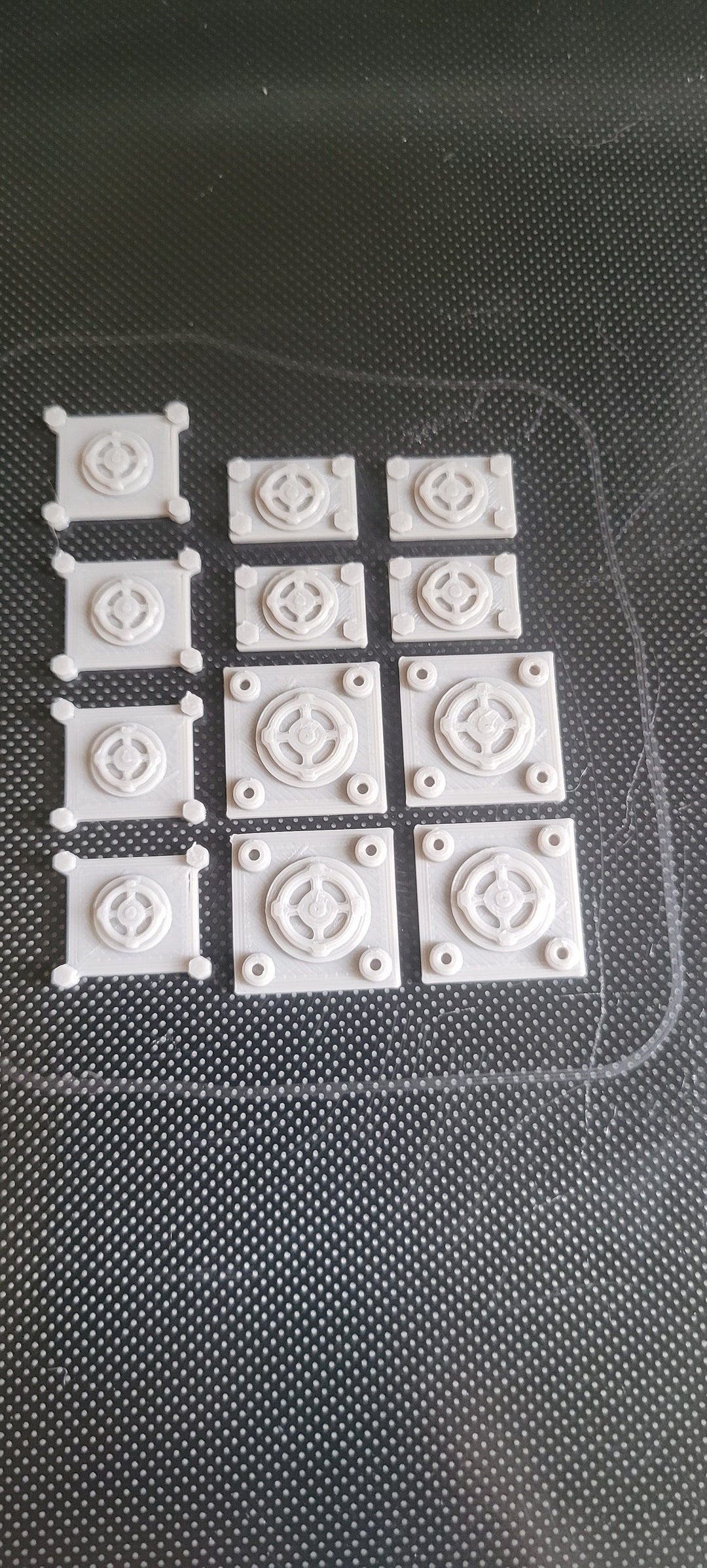 Hatch Armor Plates for 1/64 Scale. Silver 3d Printed. 12 Items All ...