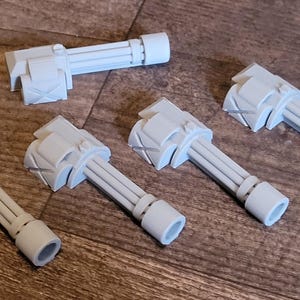 1/24 Scale Rail Guns for Custom Models .3d Printed, 5 Items All ...