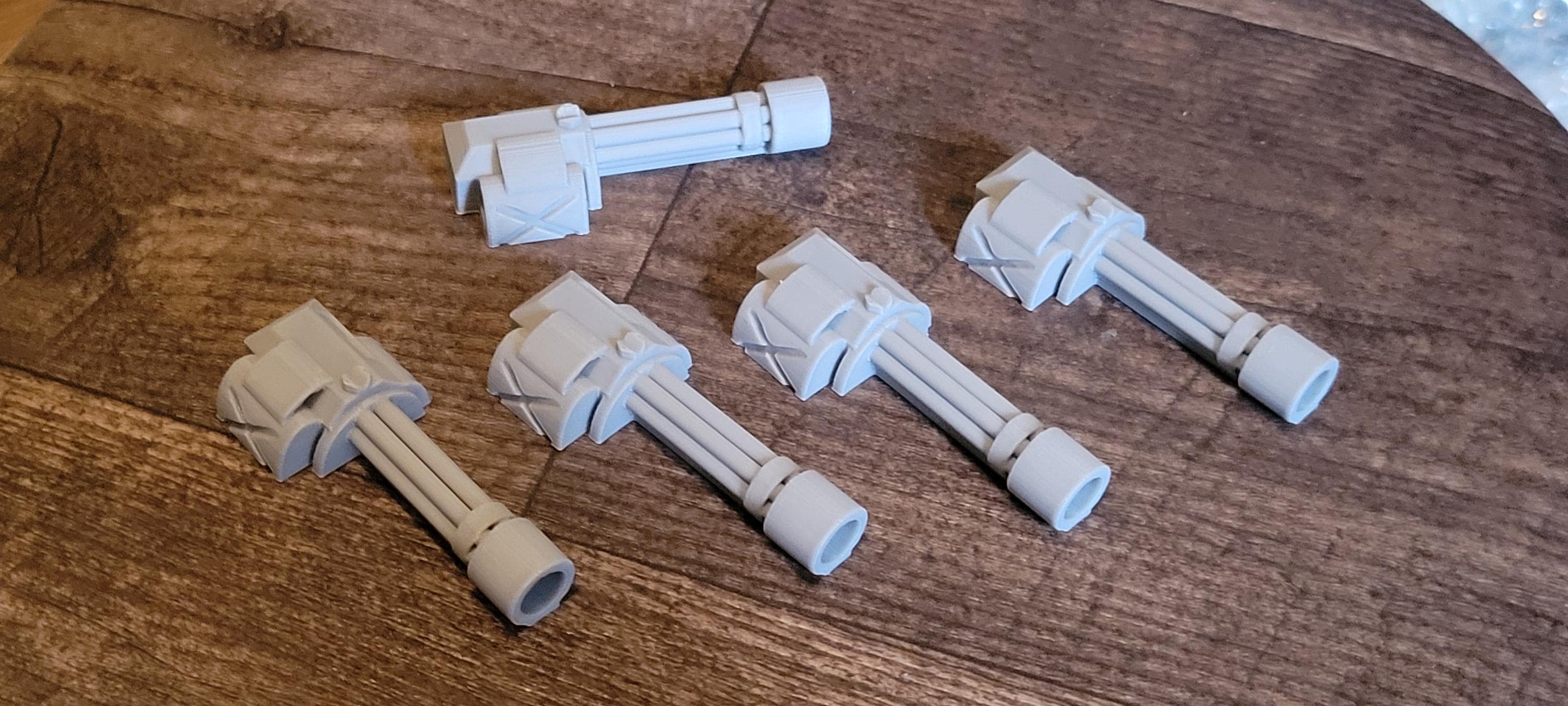 1/24 Scale Rail Guns for Custom Models .3d Printed, 5 Items All ...