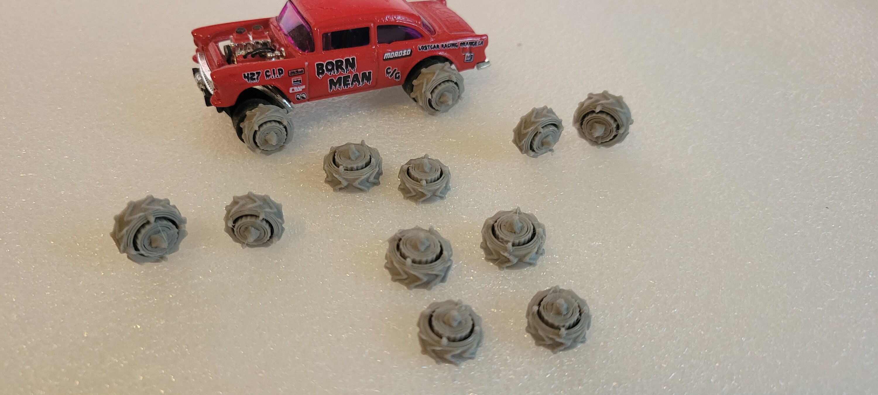 Aggressive Wheels for 1/64 Scale, 3d Printed. 12 Items All Together ...