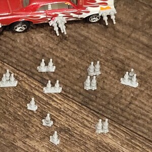 Sponson Side Machine Guns 3d Printed. for 1/64 Scale Cars. Car Not for ...