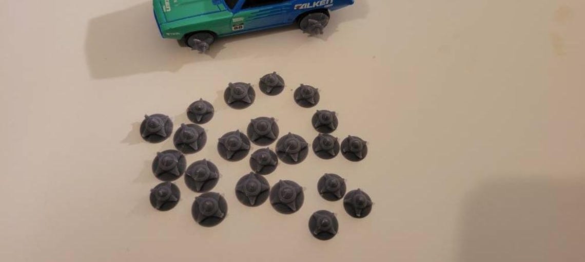6 Sets of New Hub Caps Armor V2 for 1/64 Scale. 3d Printed. 24 Items ...