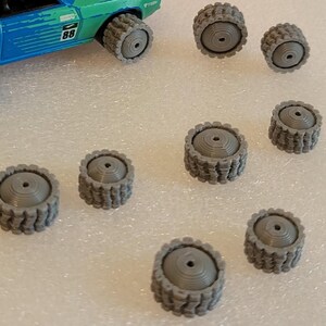 Moon Wheels for 1/64 Scale, 3d Printed. 12 Items All Together. Two ...