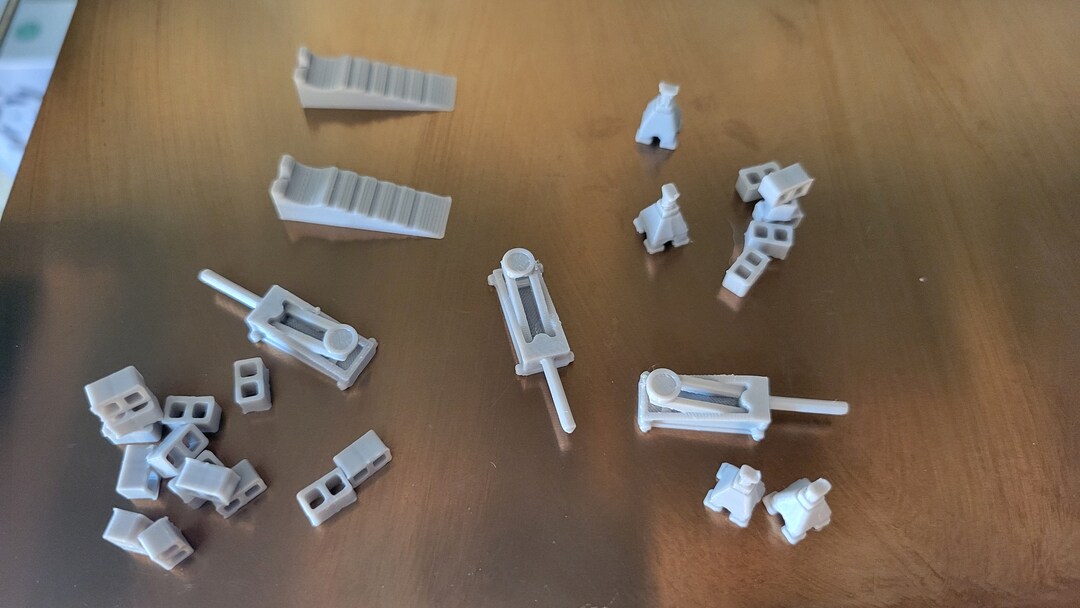 3 Floor Jacks, 2 Ramps, 21 Blocks and 4 Jack Stands 30 Items 3d Printed ...
