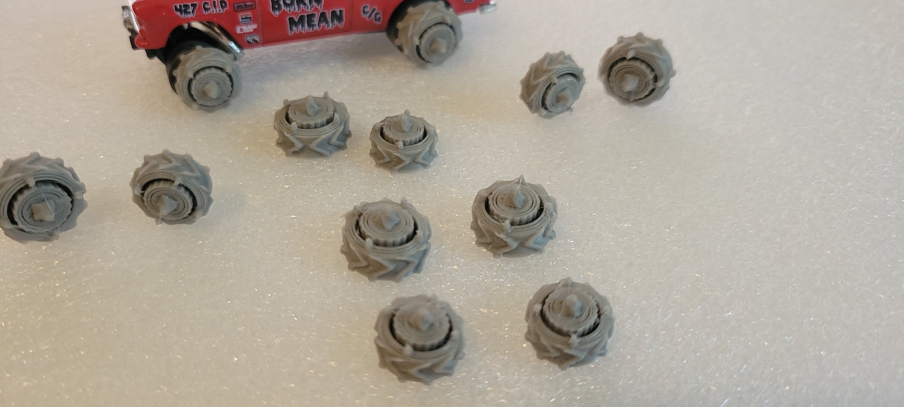 Aggressive Wheels for 1/64 Scale, 3d Printed. 12 Items All Together ...