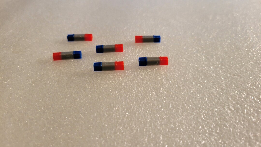 Police Light Bar 6 Items. 1/64 Scale 3d Printed. Cars Not Included. - Etsy
