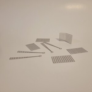 Bendable Cuttable Mesh Window Screens, for 1/64 Scale 9 Items. 3d ...