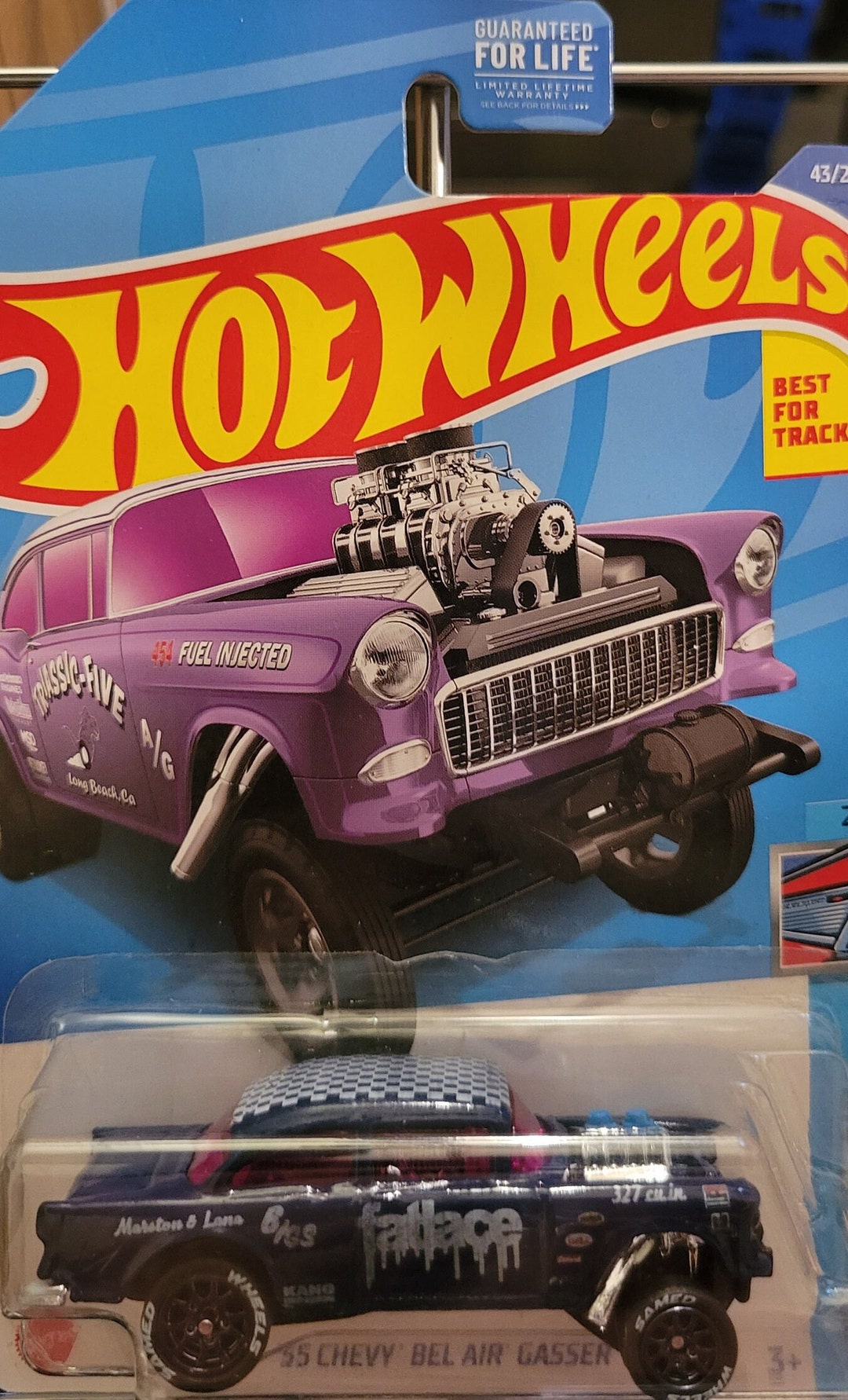 CUSTOM, 55 Bel Air Gasser, Engine Detail With Spark Plugs,real Rubber ...