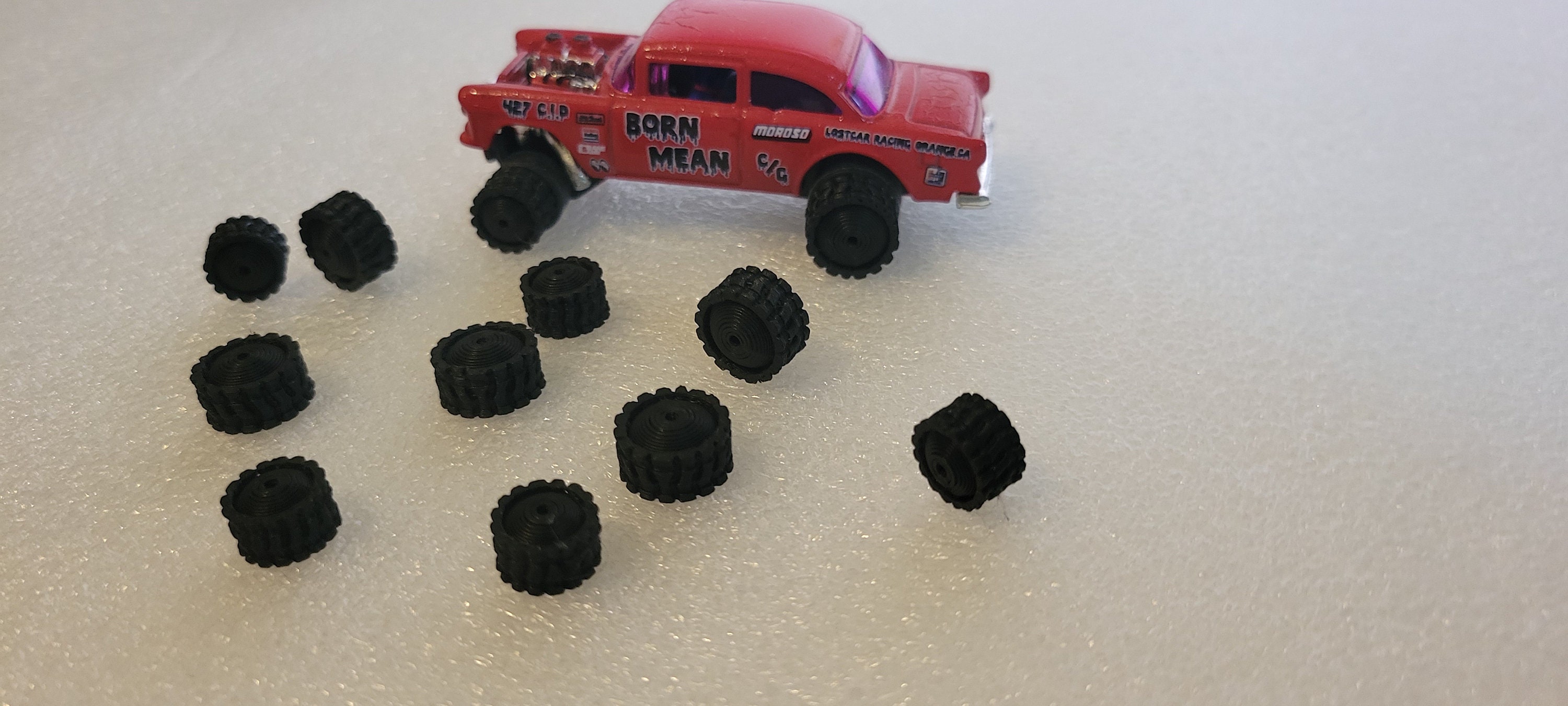 Moon Wheels for 1/64 Scale, 3d Printed. 12 Items All Together. Two ...