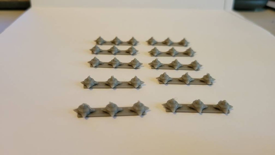 Spike Strips V2, for 1/64 Scale, 3d Printed. 10 Items All Together. - Etsy