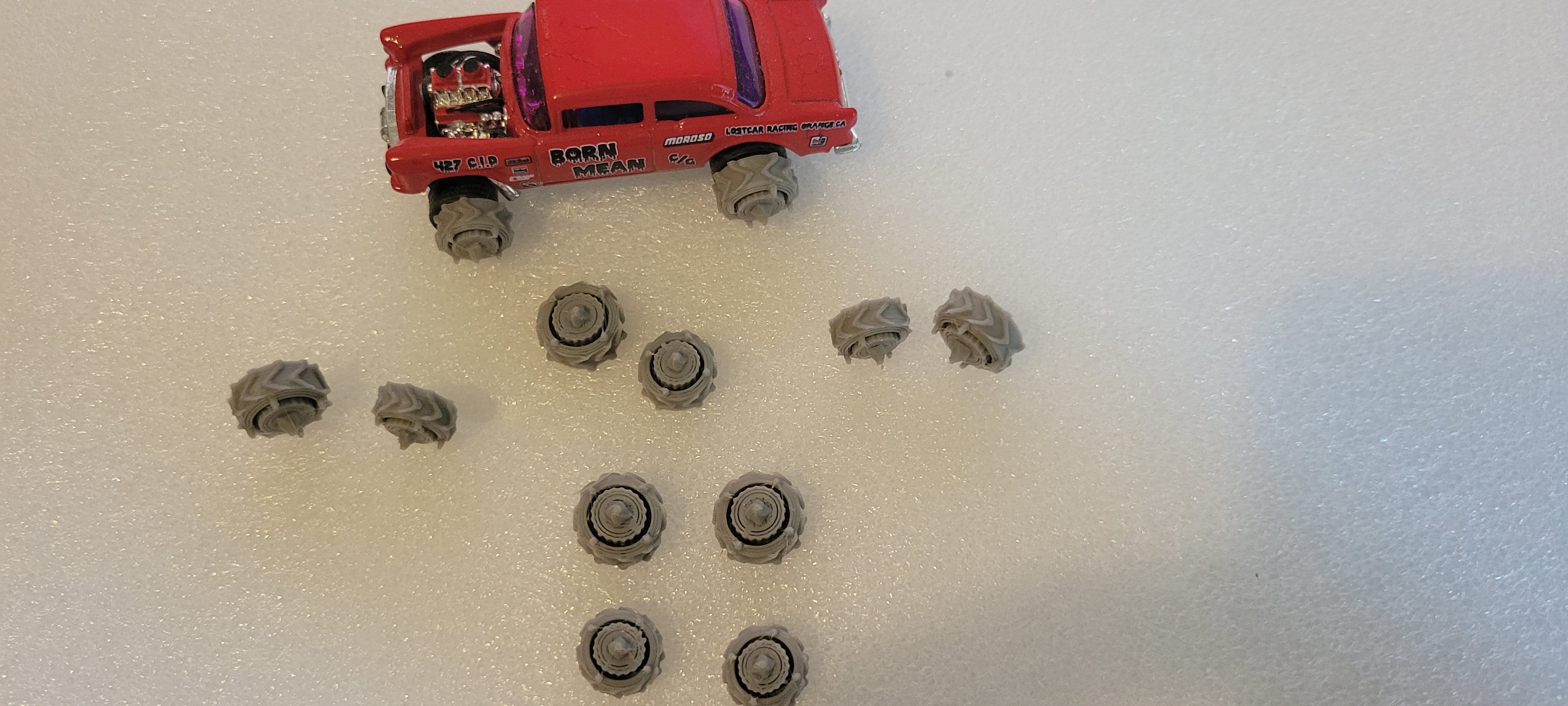Aggressive Wheels for 1/64 Scale, 3d Printed. 12 Items All Together ...