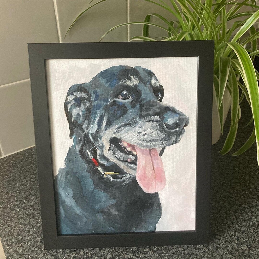 Custom, Pet Portrait, Custom Dog Portrait, Oil Painting, Dog Art, Dog ...