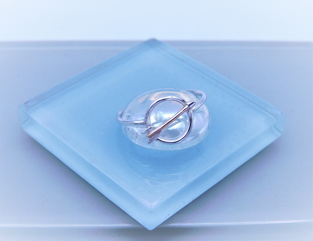 Arrow Archery Ring Handmade Gold Filled Sterling Silver - Etsy