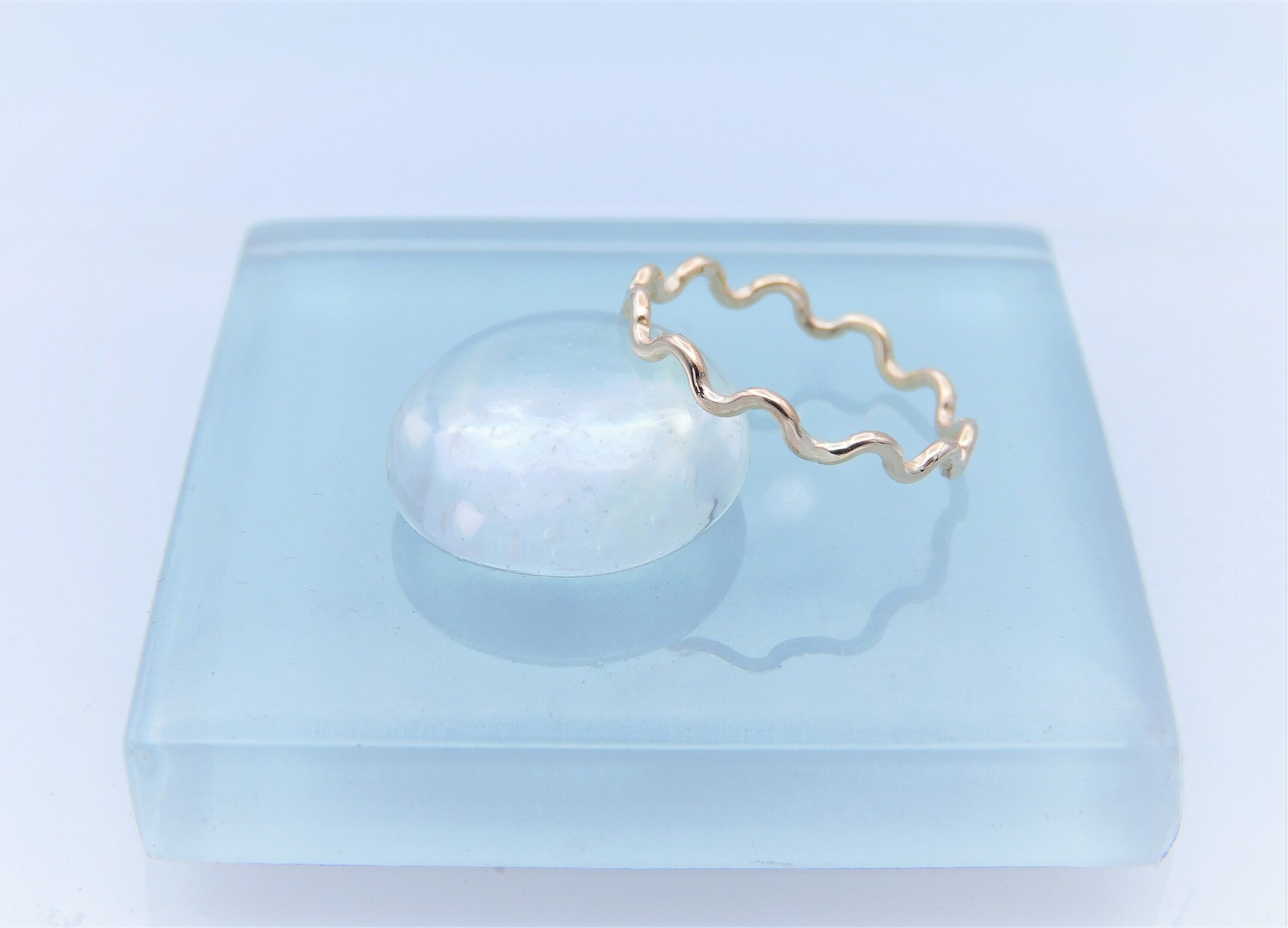 Thick Gold Squiggle Ring - Etsy