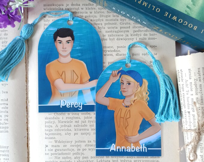 Percy Jackson, Annabeth Chase Laminated Paper Bookmarks & Art Print ...