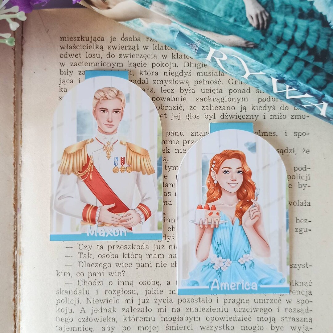 America Singer & Maxon Schreave (the Selection) | Magnetic Bookmark ...