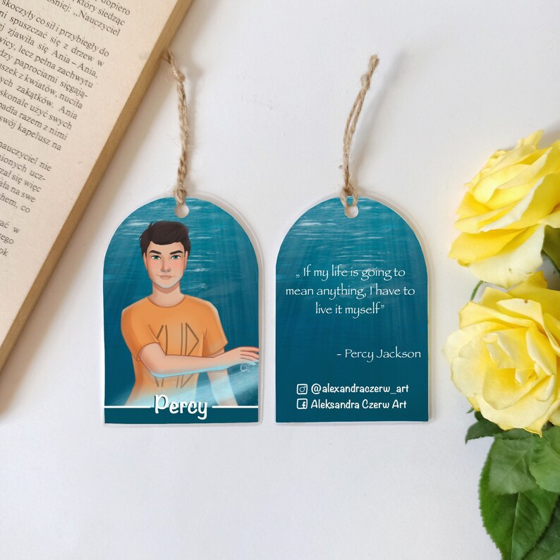 Percy Jackson Annabeth Chase Laminated Paper Bookmarks & - Etsy