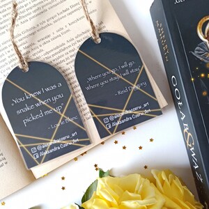 Lou Le Blanc, Reid Diggory serpent and Dove Laminated Paper Bookmark - Etsy