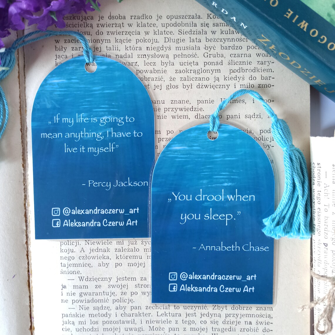 Percy Jackson Annabeth Chase Laminated Paper Bookmarks & - Etsy