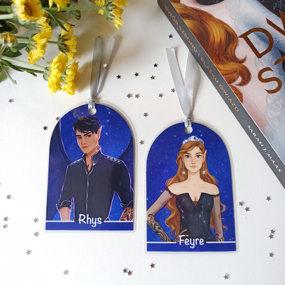 Feyre Archeron & Rhys Rhysand ACOTAR / A Court of Thornes and | Etsy