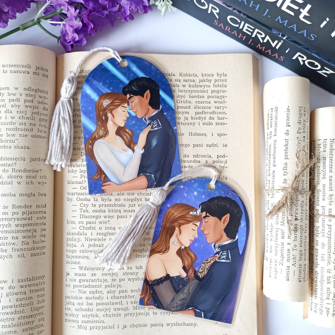 Feyre Archeron & Rhys Rhysand ACOTAR / A Court of Mist and Fury Starfall Scene Laminated Paper ...